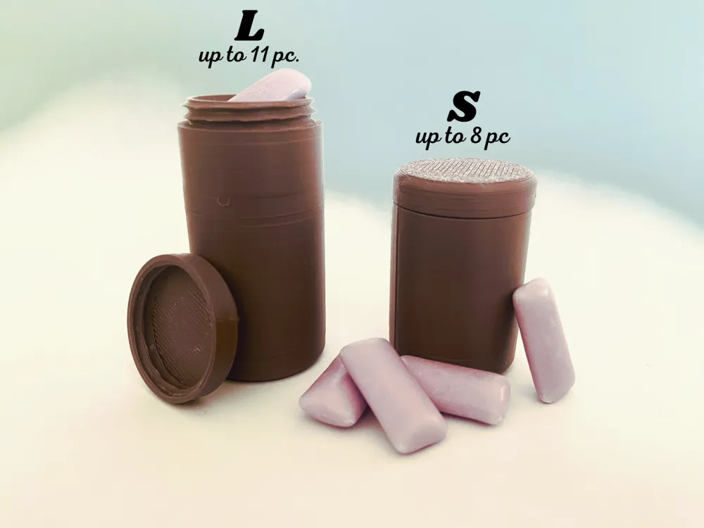 Chew Gum Container for pocket by Mr. Werner - MakerWorld