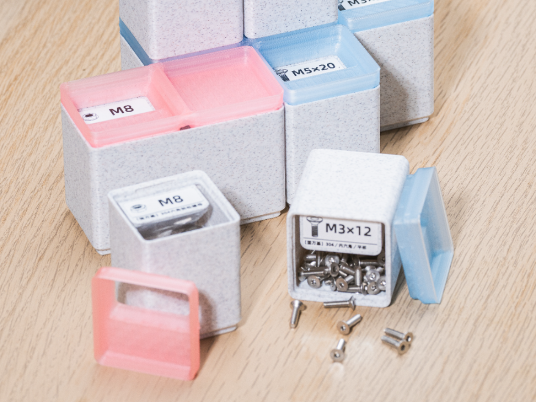 Gridfinity Parts Bin with Label by Gnid MakerWorld: Download Free 3D Models