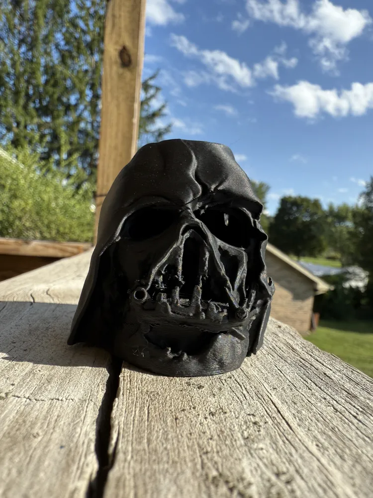 Darth Vader melted helmet - Free 3D Print Model - MakerWorld