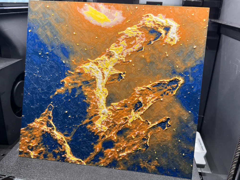 Hueforge Pillars of Creation by christian.m.buhl - MakerWorld