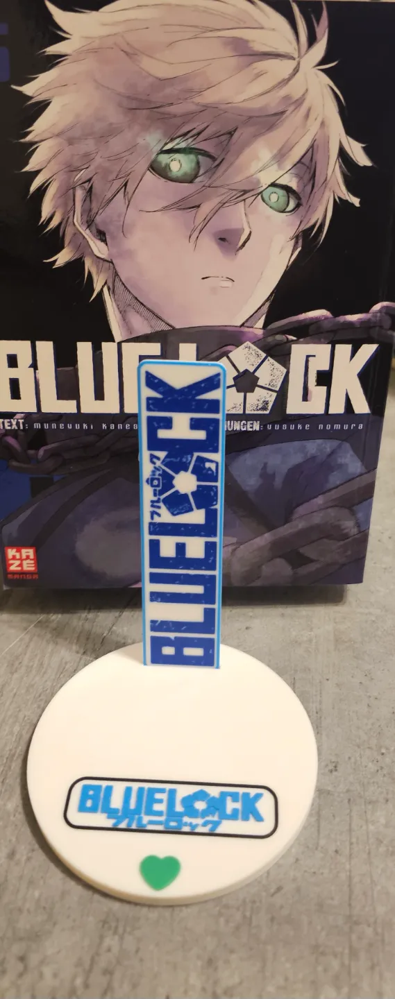 Blue Lock Bookmark & Stand by Dave - MakerWorld
