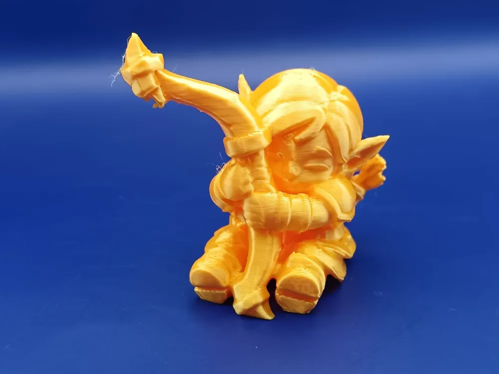 Chibi Bow Hugger Elf - Free 3D Print Model - MakerWorld