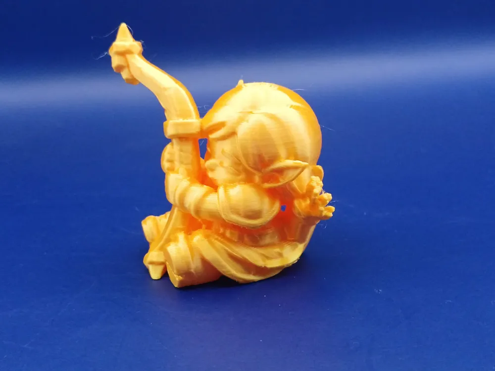Chibi Bow Hugger Elf - Free 3D Print Model - MakerWorld