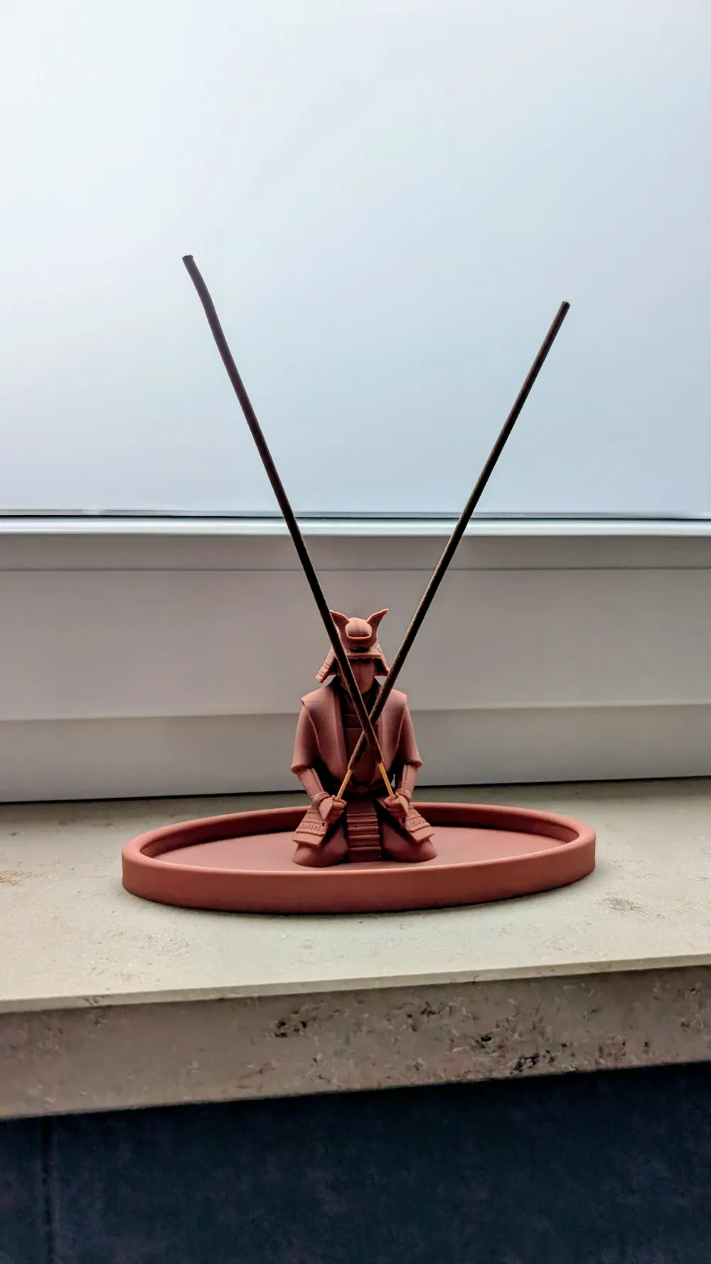 Samurai Incense Holder - Free 3D Print Model - MakerWorld