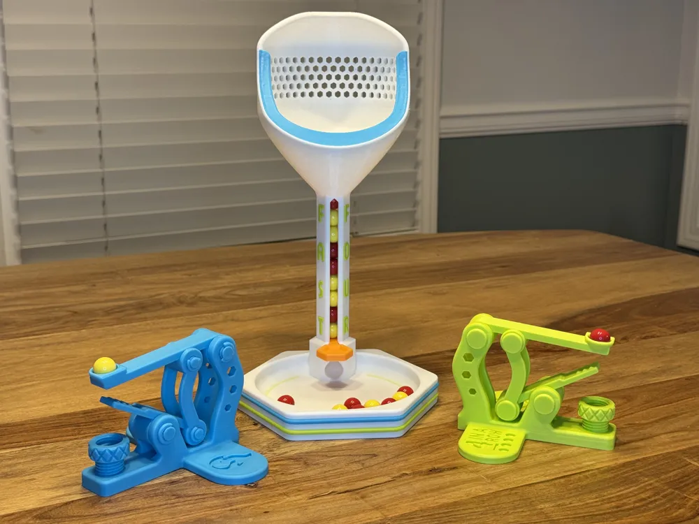 Fast Four - Fun Connect 4 Race Game - Free 3D Print Model - MakerWorld