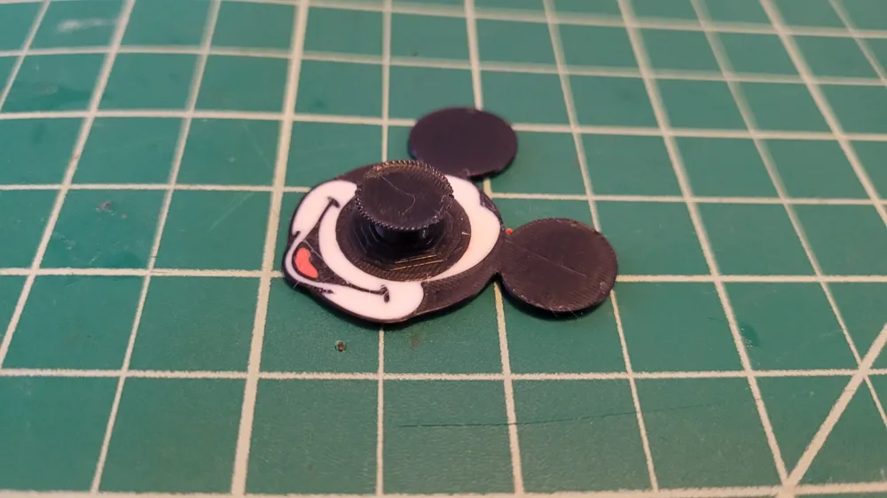 Mickey Mouse Croc Shoe Charm (Jibbitz) by sidbarret007 - MakerWorld