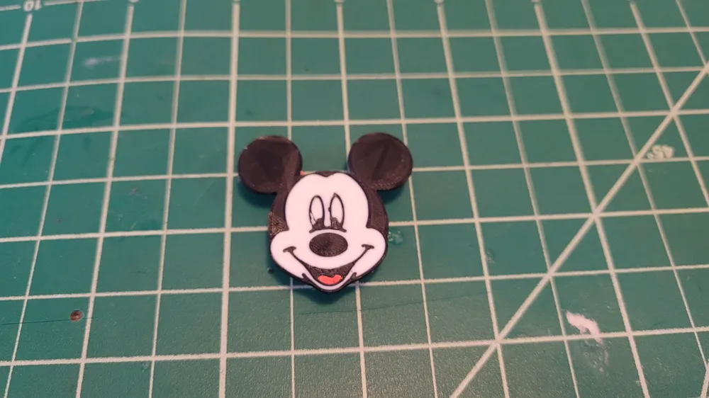 Mickey Mouse Croc Shoe Charm (Jibbitz) by sidbarret007 - MakerWorld