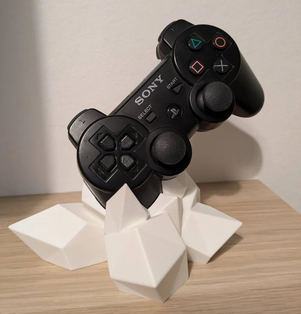 Playstation 3 Controller Stand/Sixaxis Crystal by Draahl - MakerWorld