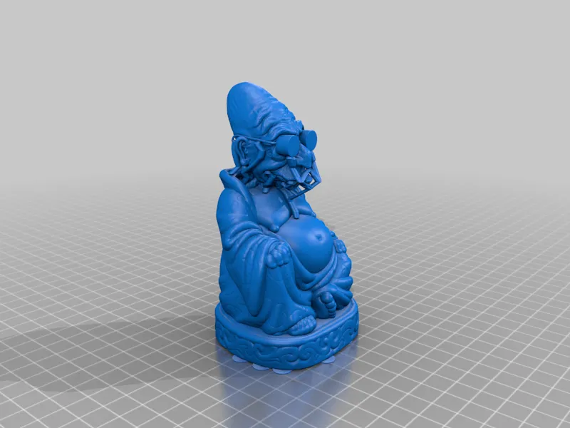 Pop Buddha Yoda Vader Batman Bender v2 Remixed by Kyle - MakerWorld