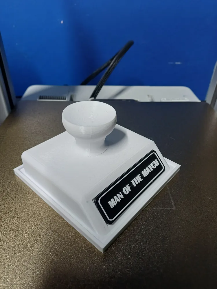 Trophy Name Plate - Customizable Award Plaque - Free 3D Print Model ...