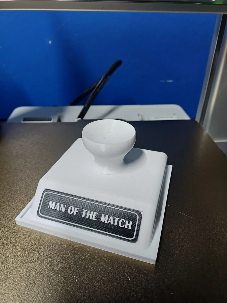 Trophy Name Plate - Customizable Award Plaque - Free 3D Print Model ...