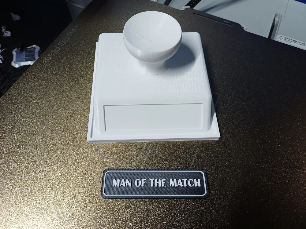Trophy Name Plate - Customizable Award Plaque - Free 3D Print Model ...