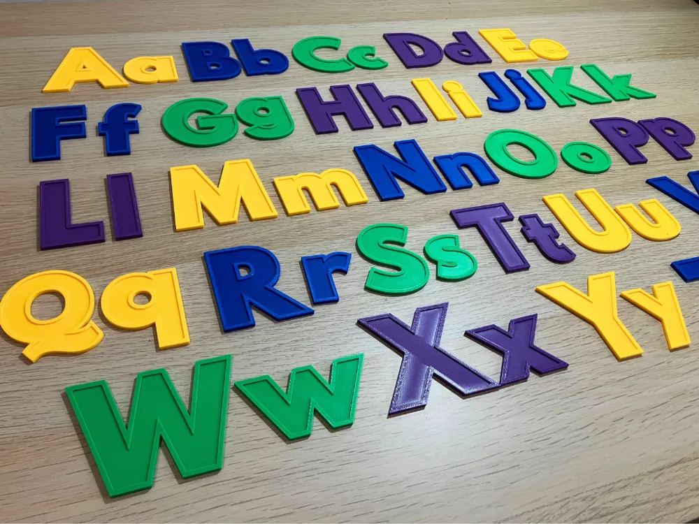 A is for Awesome Alphabet Fun! by A*i*m*e*e*MakerWorld: Download Free 3D Models