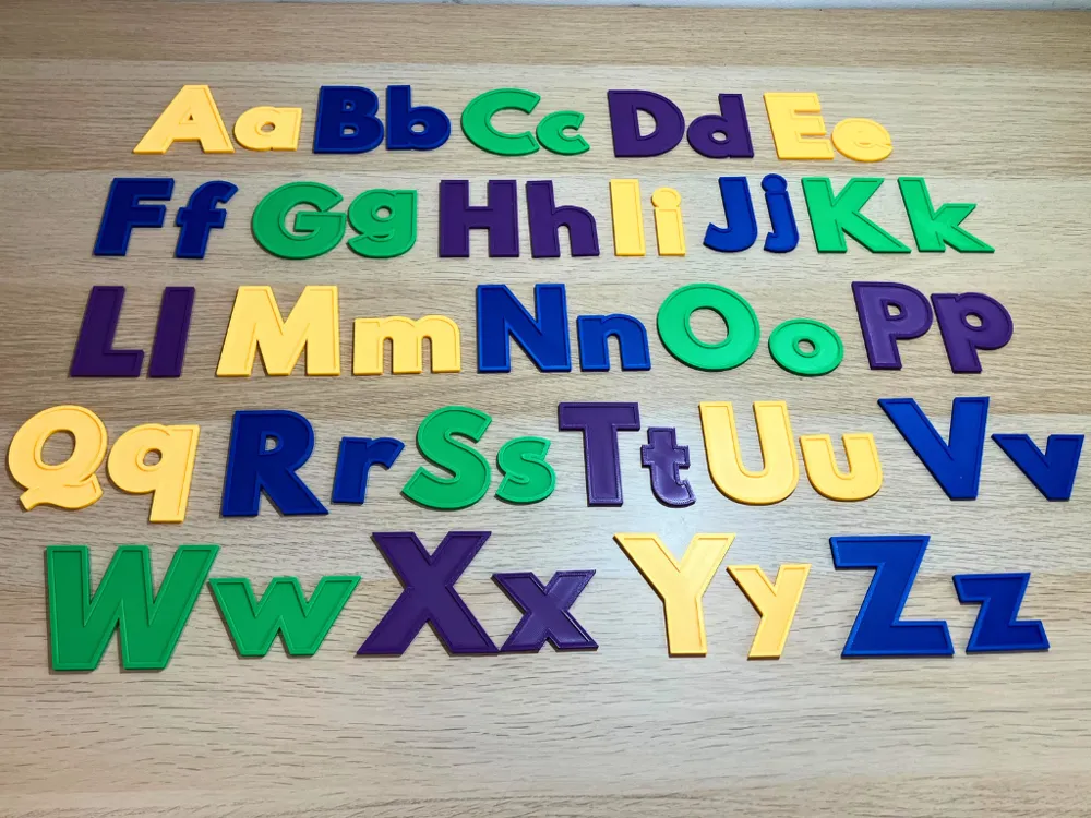 A代表精彩的字母趣味！ 来自 A*i*m*e*e* MakerWorld：免费下载 3D 模型