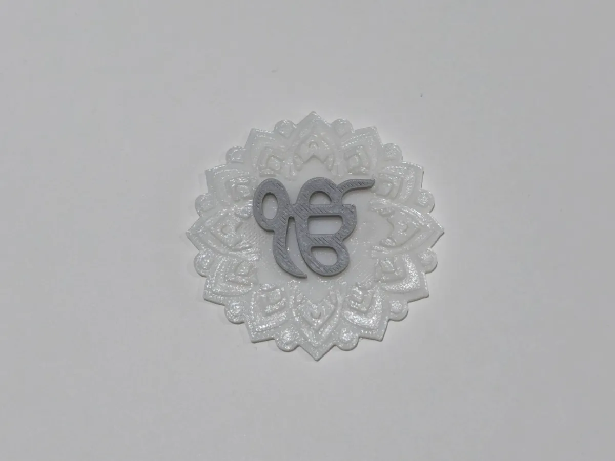 Ik Onkar in Mandala Pattern - Free 3D Print Model - MakerWorld