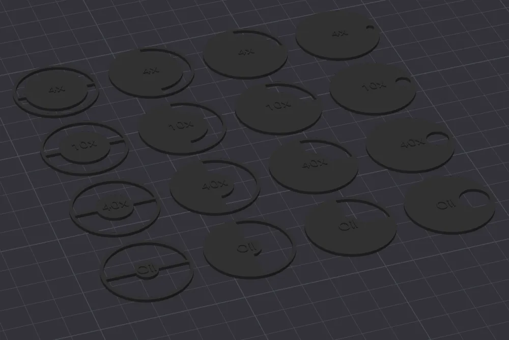 Modular Darkfield Filter Set for Microscopy by Elanio MakerWorld ...
