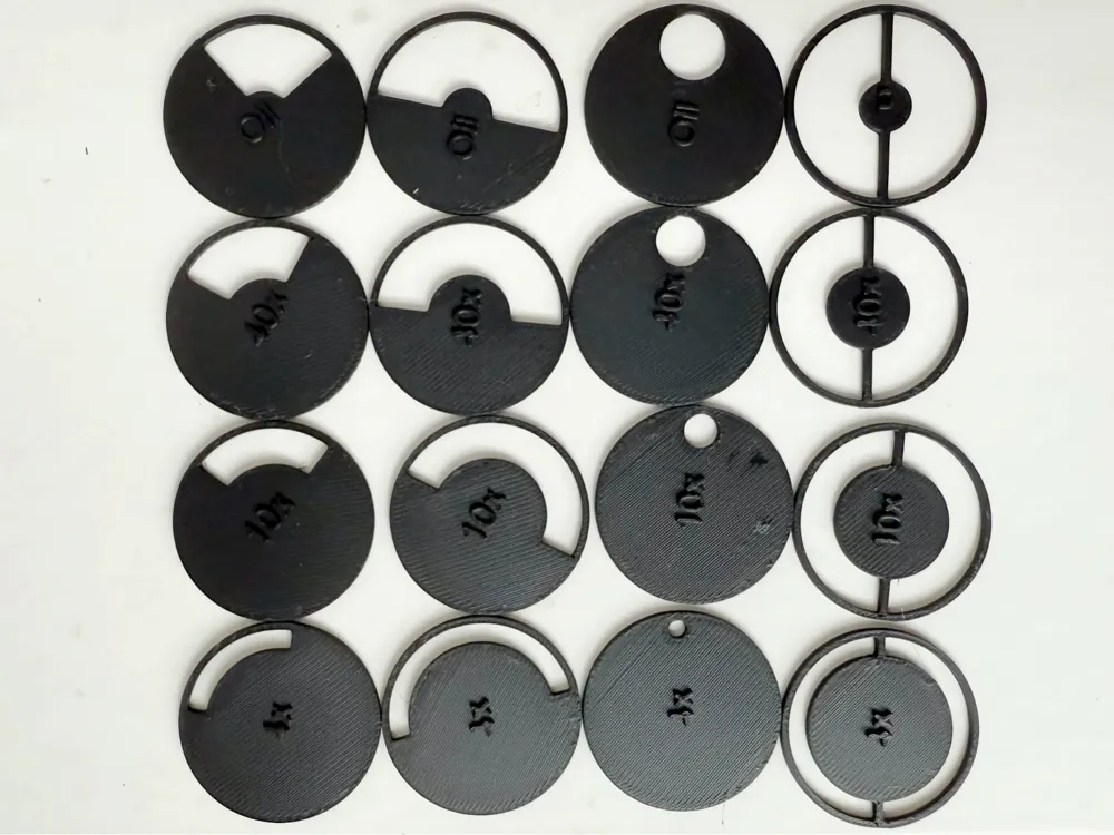 Modular Darkfield Filter Set for Microscopy by Elanio MakerWorld ...