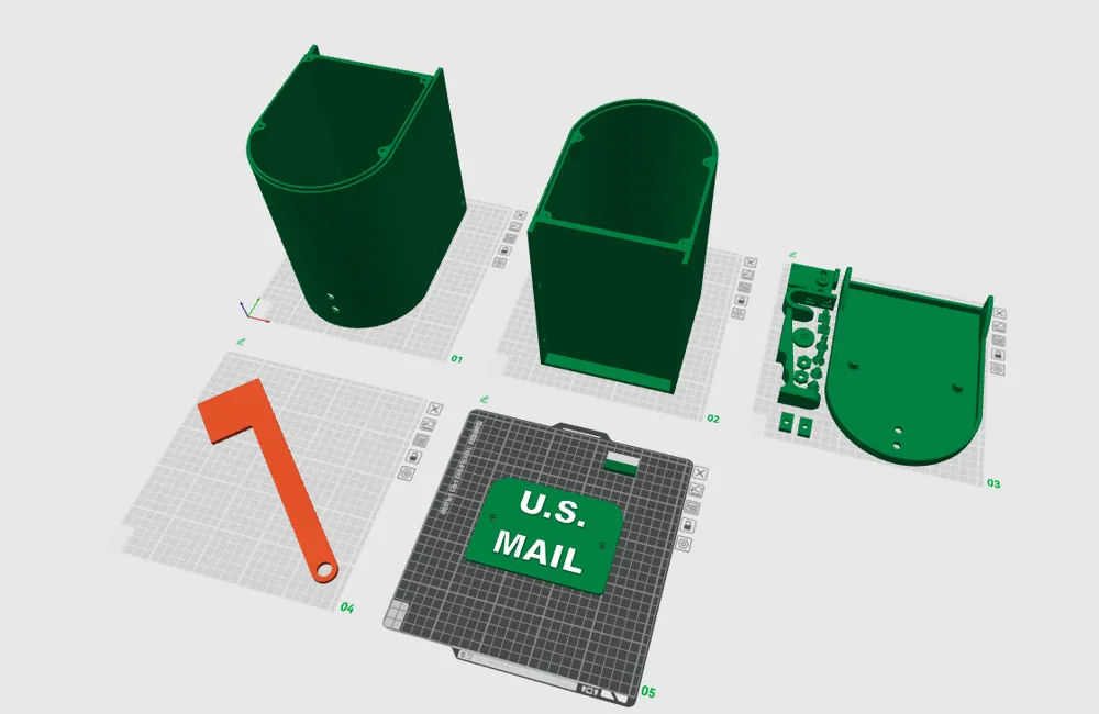US style mailbox - Free 3D Print Model - MakerWorld