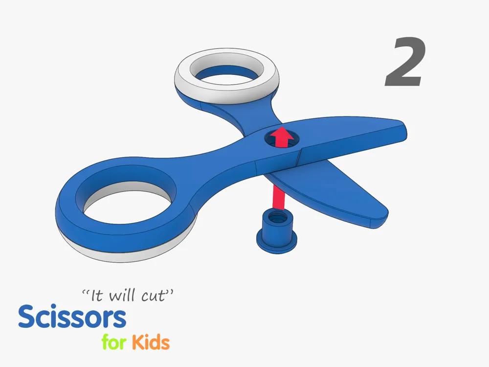Scissors for Kids - Free 3D Print Model - MakerWorld
