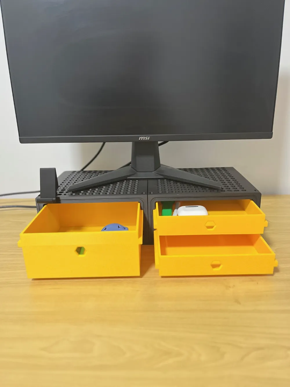 Modular monitor riser with draws! by Job Done Solutions JDS MakerWorld ...