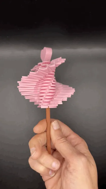 Cupid's Arrow Flip Flap Spinner - Free 3D Print Model - MakerWorld