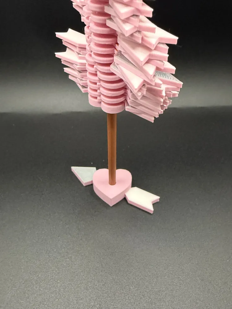 Cupid's Arrow Flip Flap Spinner - Free 3D Print Model - MakerWorld