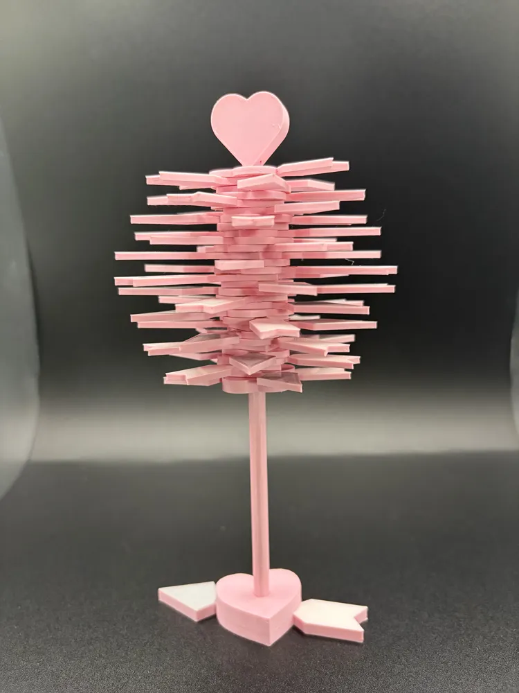 Cupid's Arrow Flip Flap Spinner - Free 3D Print Model - MakerWorld