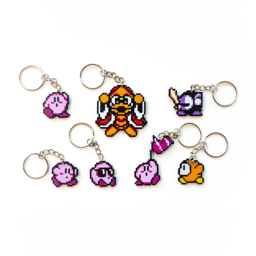 Pink Cutie Keychain Pack! by Powerpill.prints MakerWorld: Download Free ...