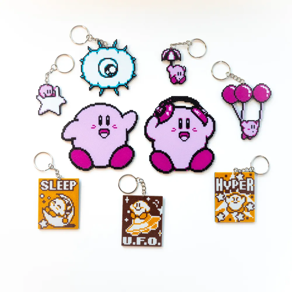Pink Cutie Keychain Pack! by Powerpill.prints MakerWorld: Download Free ...