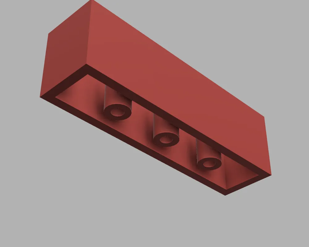 Lego Brick 1x4 V2 by Gimmy3D - MakerWorld