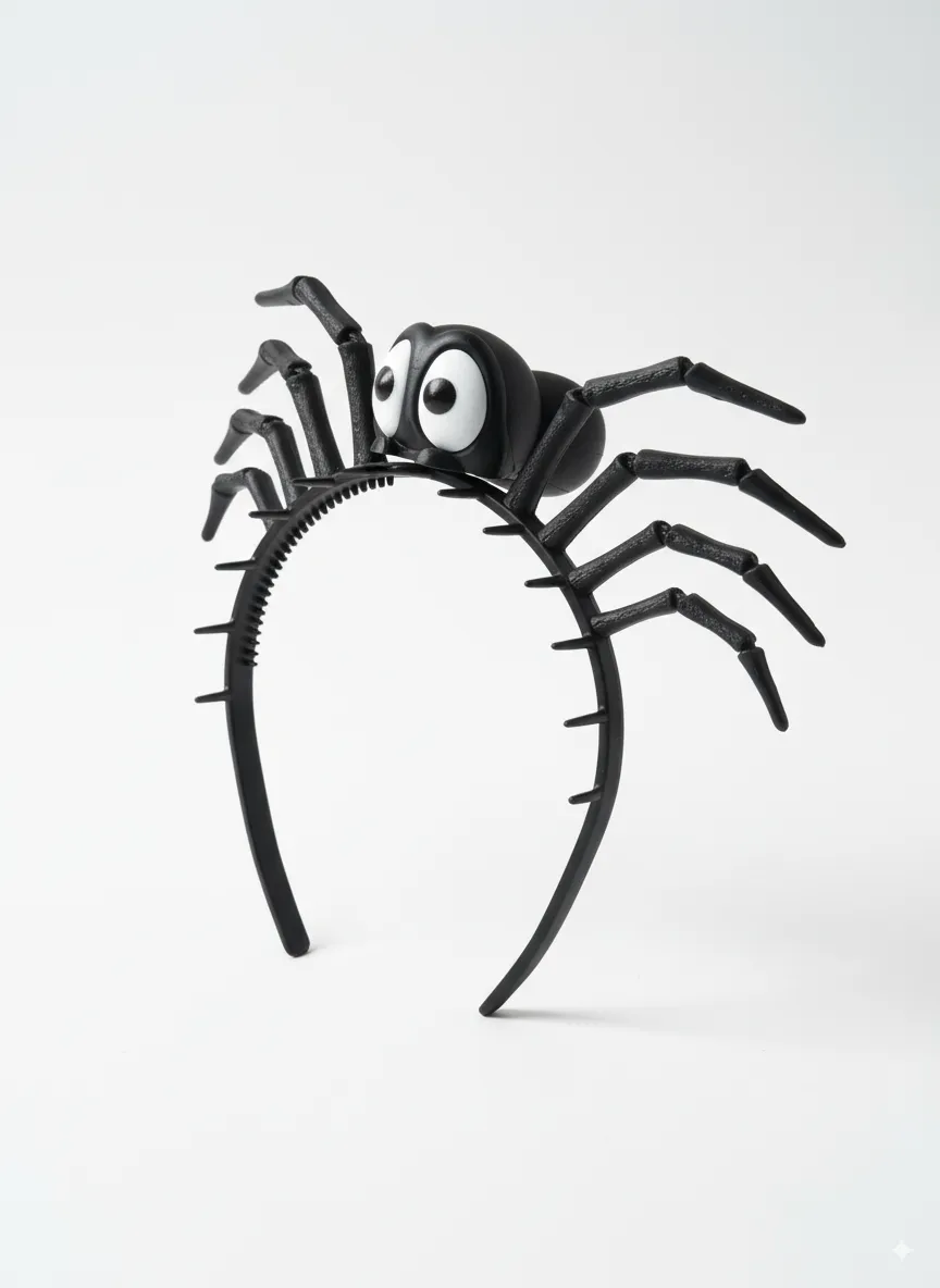 Halloween Cosplay Wiggly Spider Headband by 琰 MakerWorld: Download Free ...