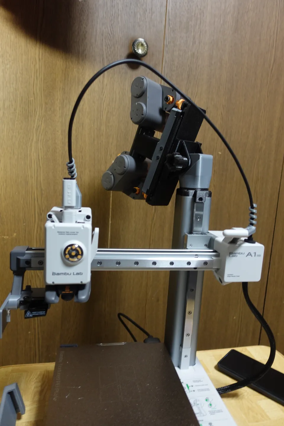 A1 mini 3-Axis AMS lite Conpacted Feeder Mount by Penguin_holic ...