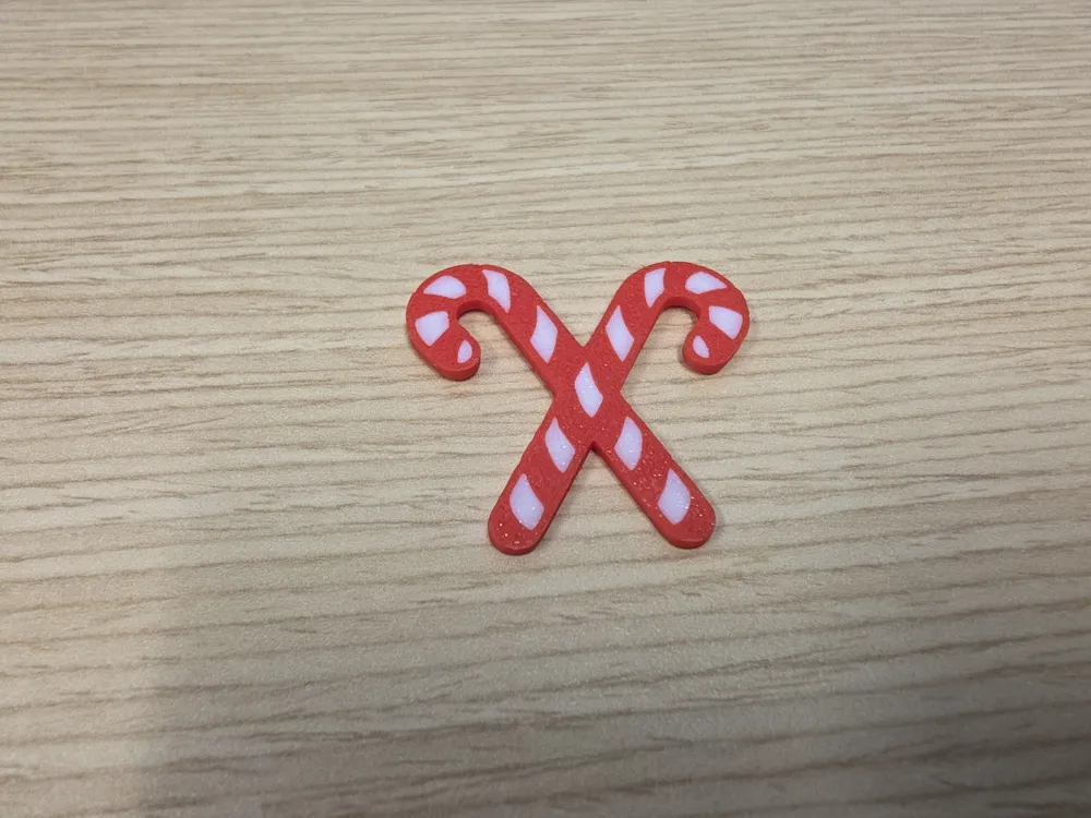 Candy Canes Hair Clip - Free 3D Print Model - MakerWorld