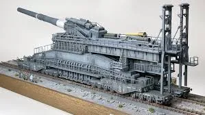Schwerer Gustav Railway Gun "Dora" by Dutchapple4life - MakerWorld
