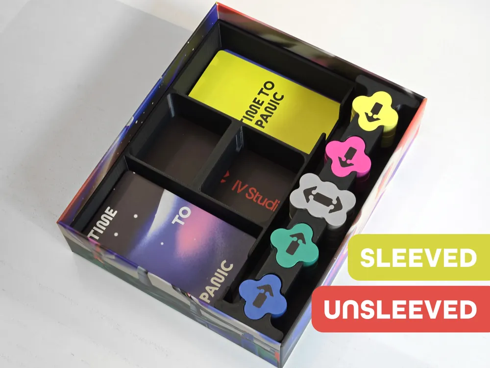 Time to Panic - Organizer Insert by BoardGameMeta MakerWorld: Download Free 3D Models