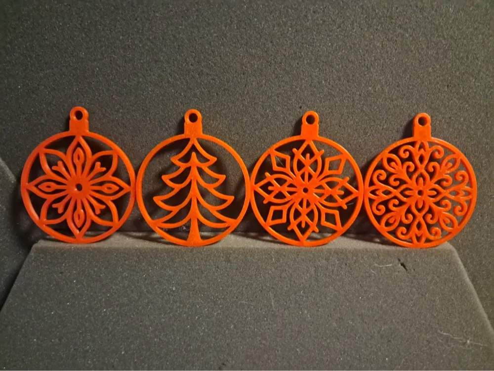 Christmas ornament pack by SliQ MakerWorld: Download Free 3D Models