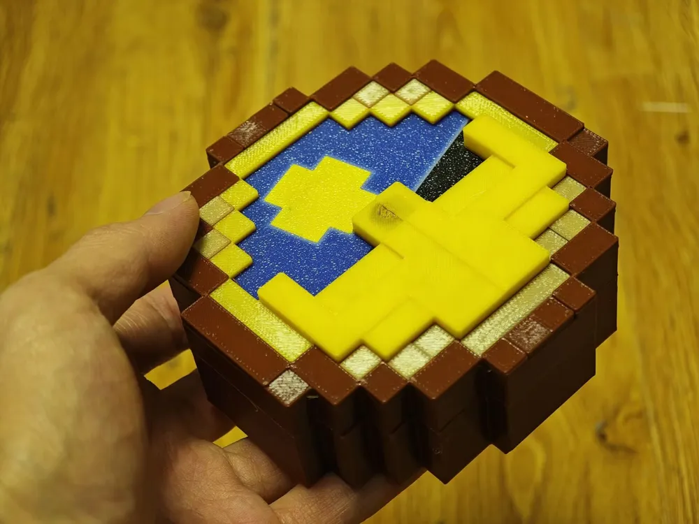 My World Clock Minecraft clock by Maintainer MakerWorld: Download Free ...