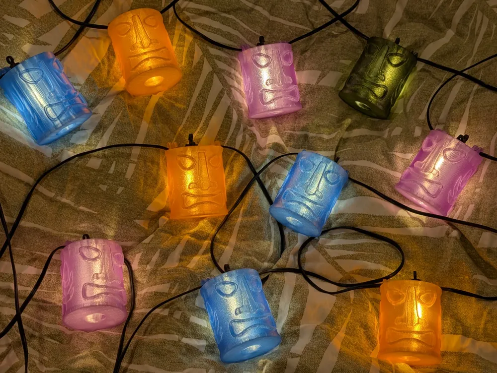 String Light Tiki Shades - Clip On Covers by LGND3RY MakerWorld ...
