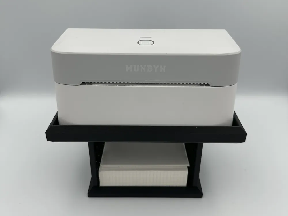 Munbyn Label Printer Shelf Stand - Free 3D Print Model - MakerWorld