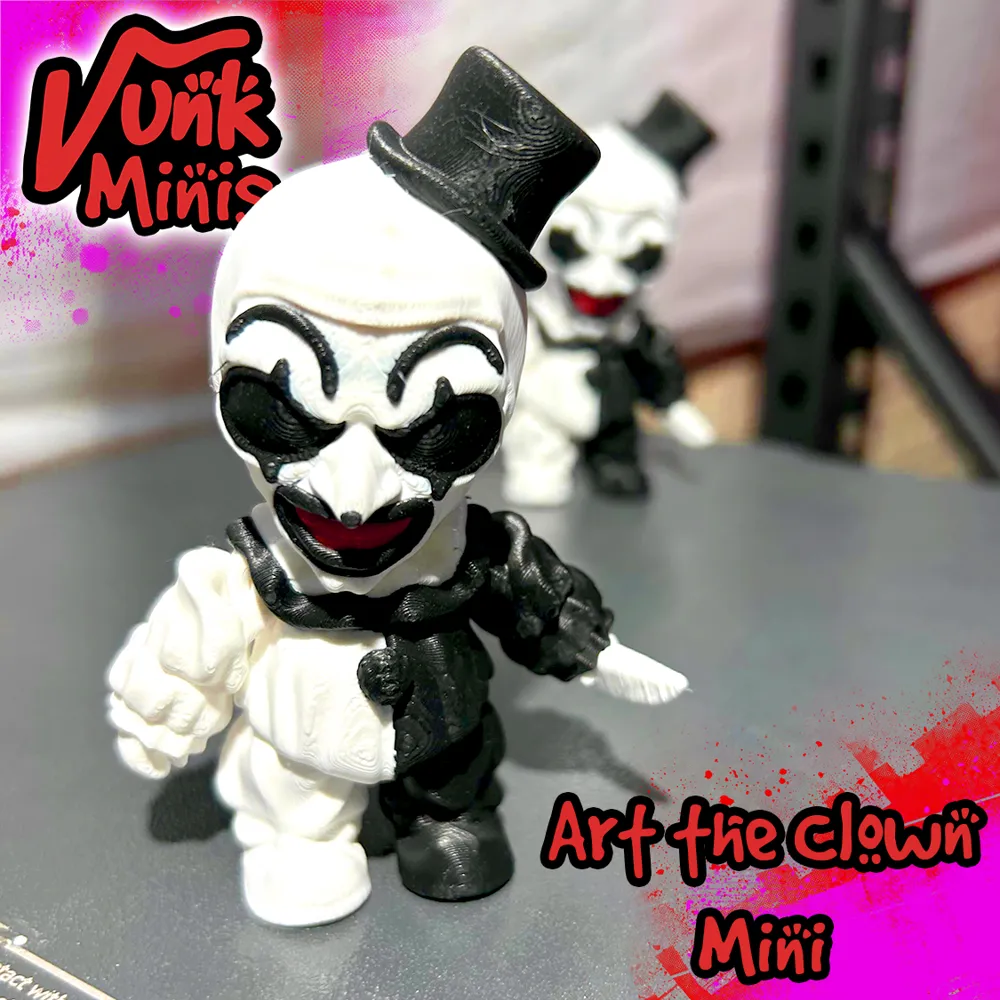 Mini Art the Clown Multicolor Flexi - Free 3D Print Model - MakerWorld