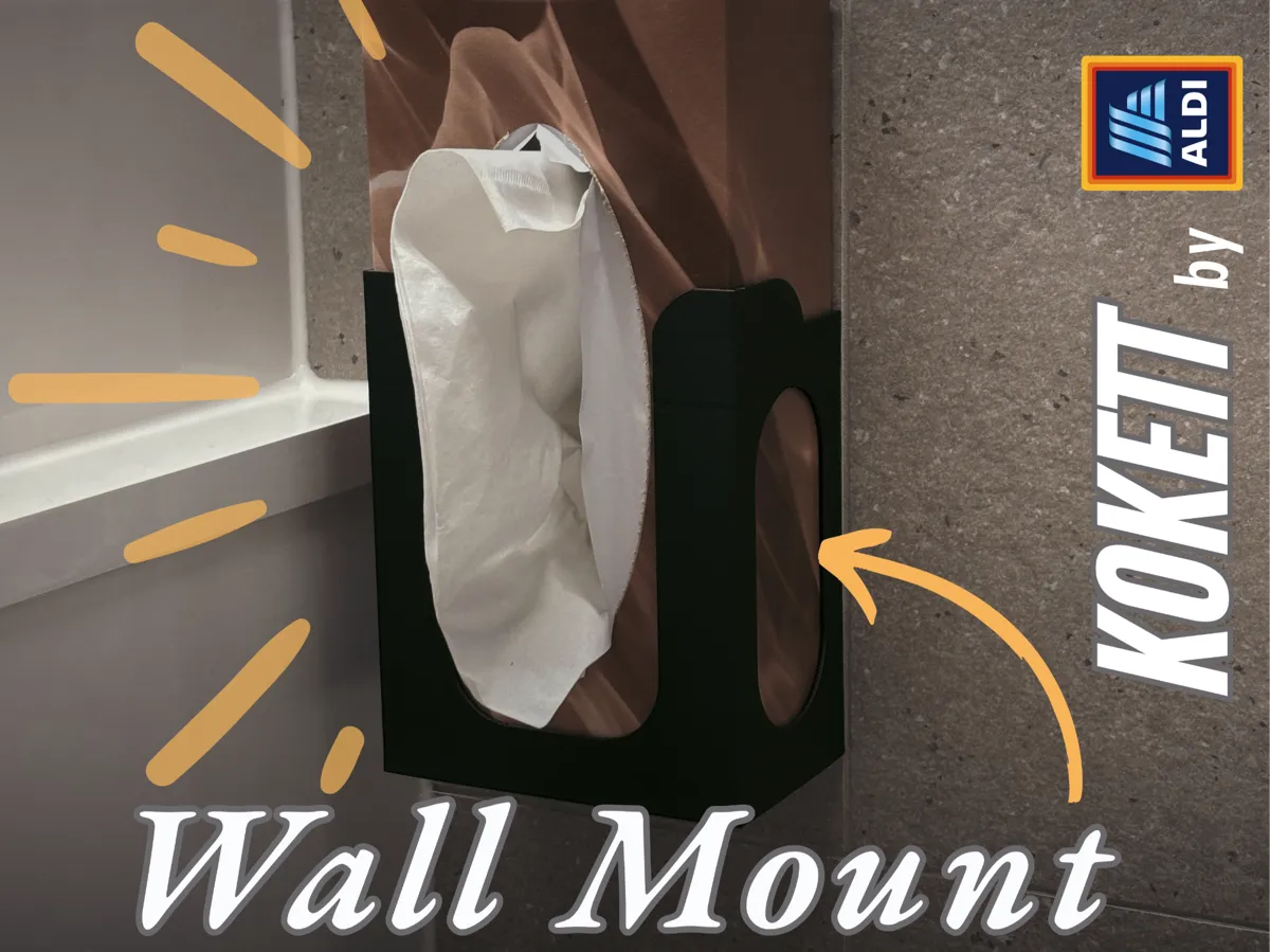 KOKETT Tissue Box Wall Mount - ALDI Tissues - Free 3D Print Model ...