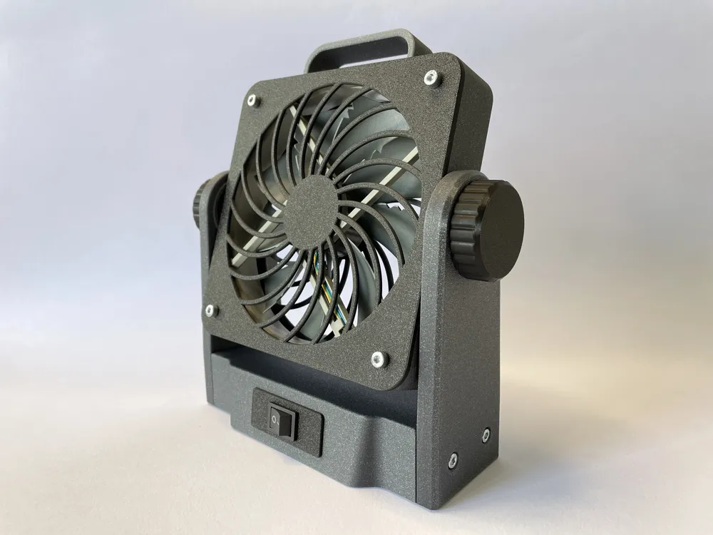 Modular Desk Fan 140mm - Free 3D Print Model - MakerWorld