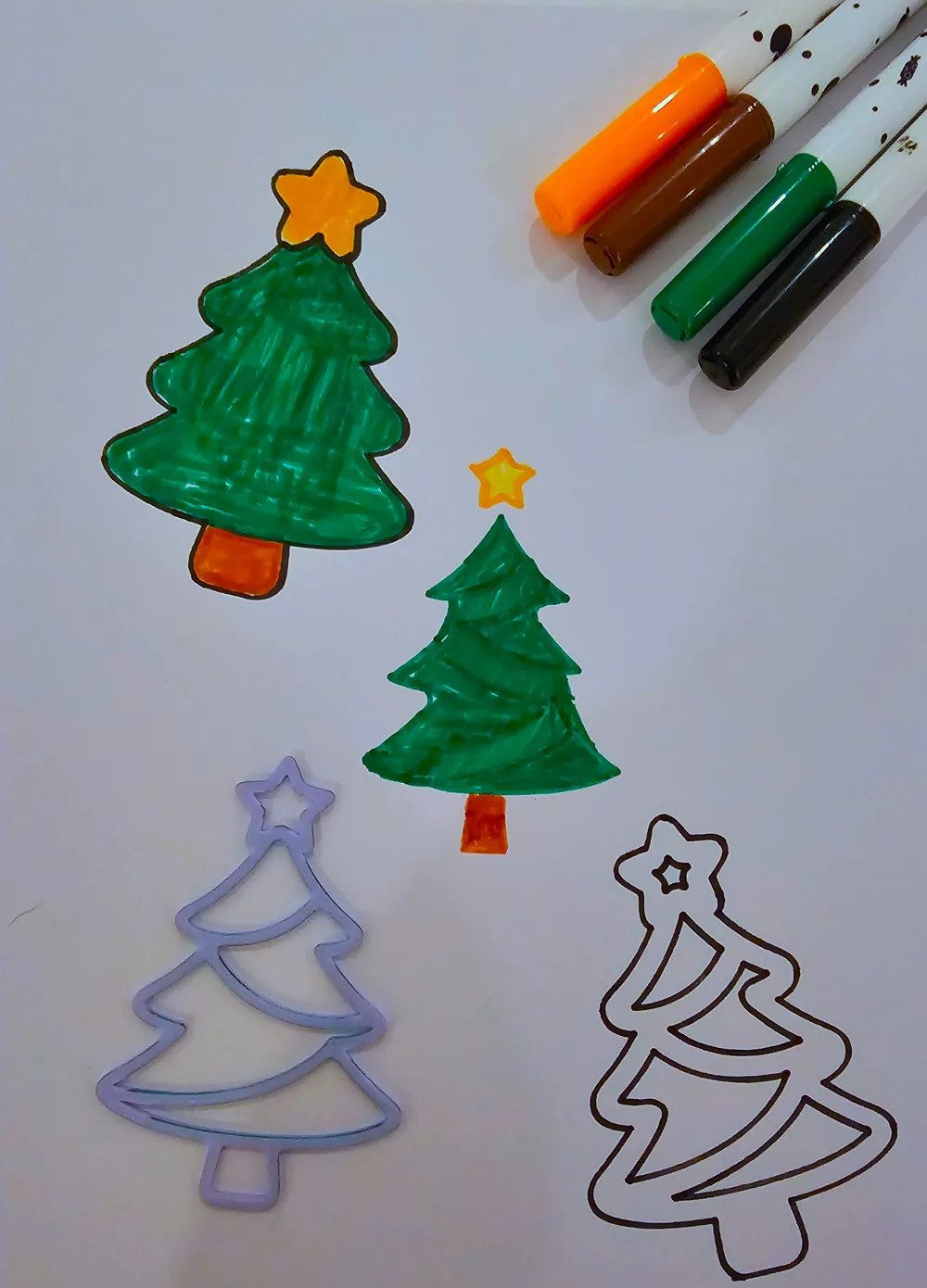Christmas Stencil Set | Drawing, Tracing Templates - Free 3D Print ...
