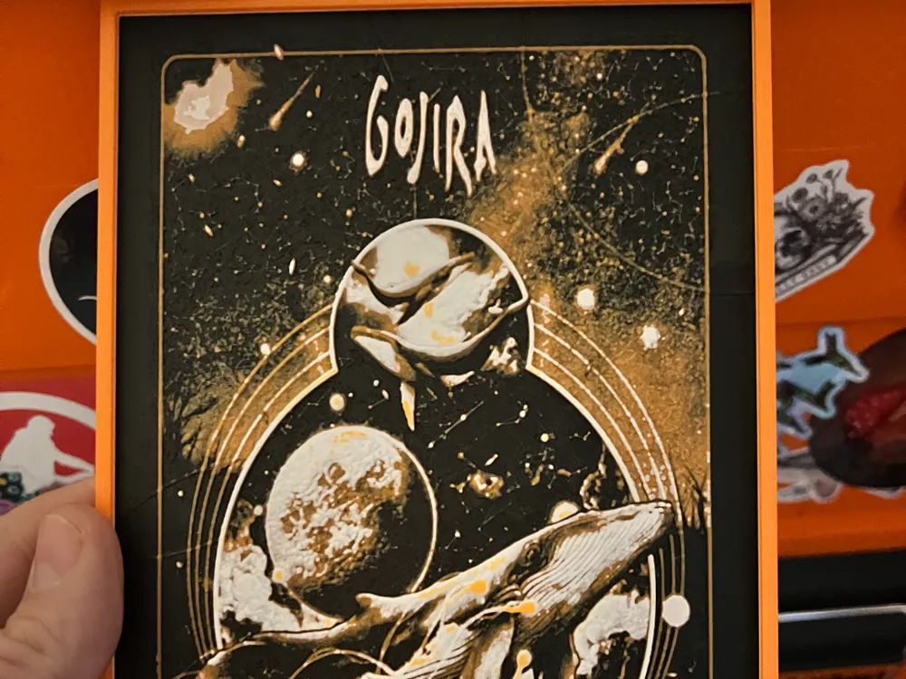 Gojira Flying Whales Hueforge - 免费 3D 打印模型 - MakerWorld