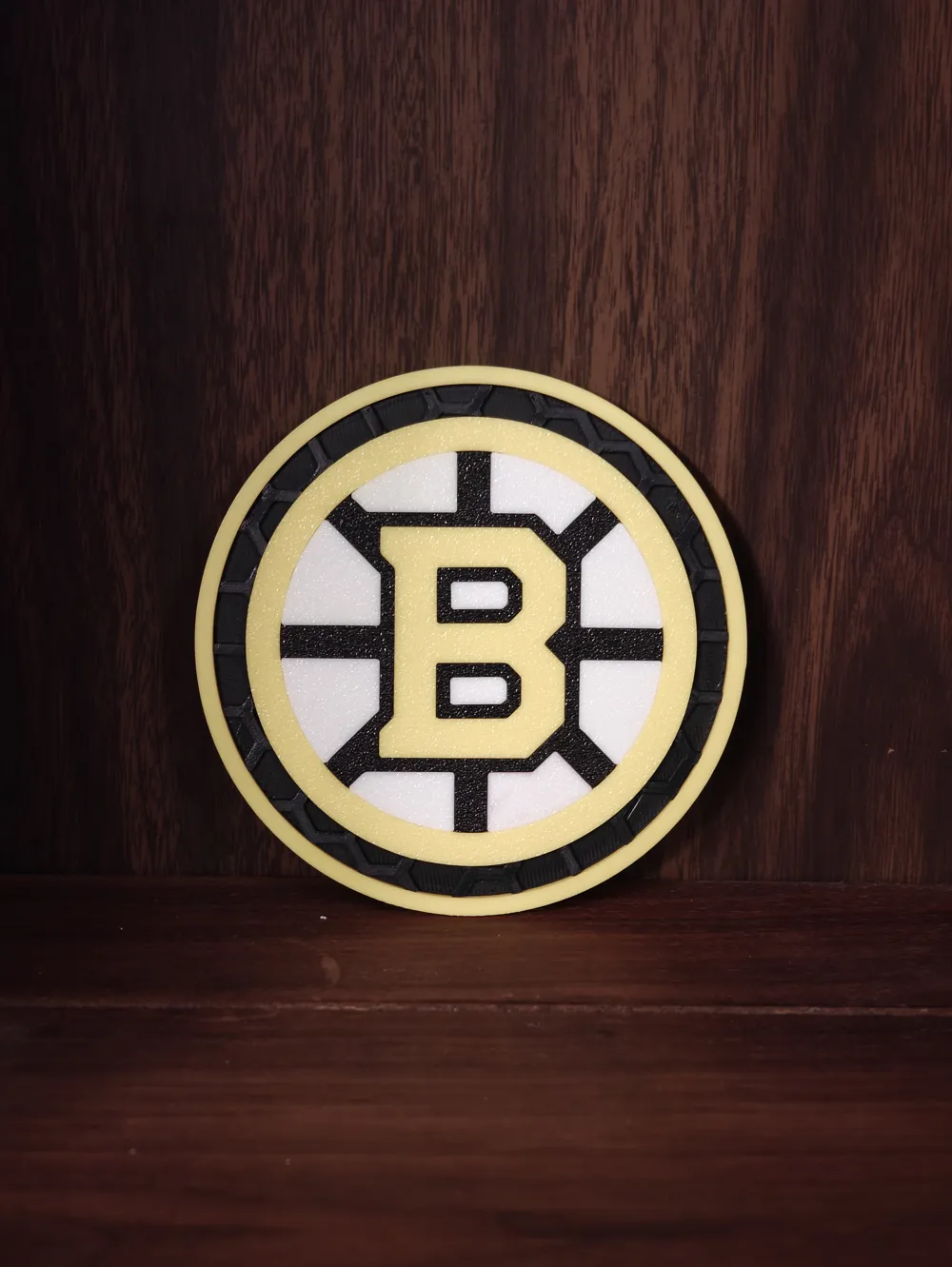 Boston Bruins: Hex Coaster - Free 3D Print Model - MakerWorld