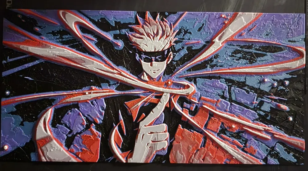 Jujutsu Kaisen Satoru Gojo Hue Forge by reimer.mark88 - MakerWorld