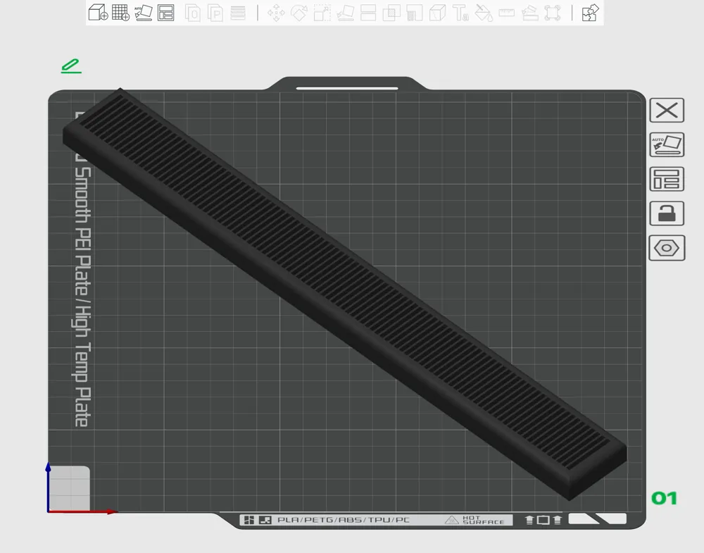 100 Colour Swatch Holder by Brad MakerWorld: Download Free 3D Models