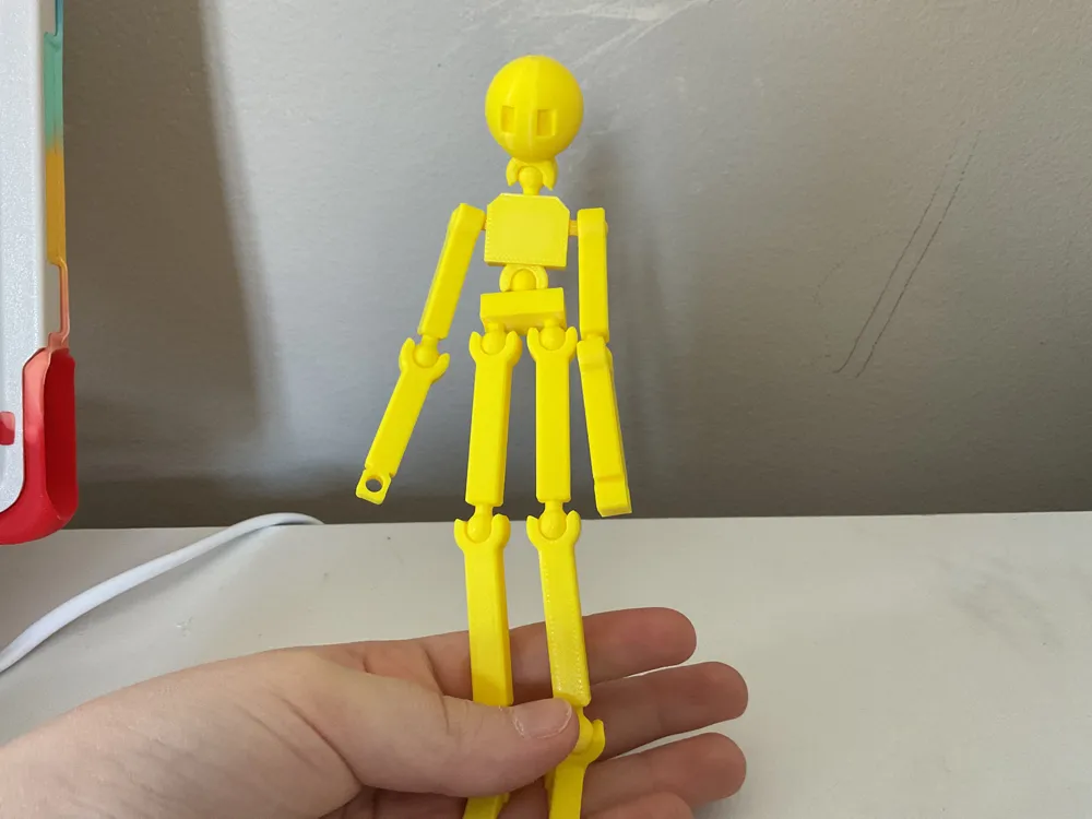 Stick-Bot V1.0 | 12 Articulated Joints | Remixable - Free 3D Print ...