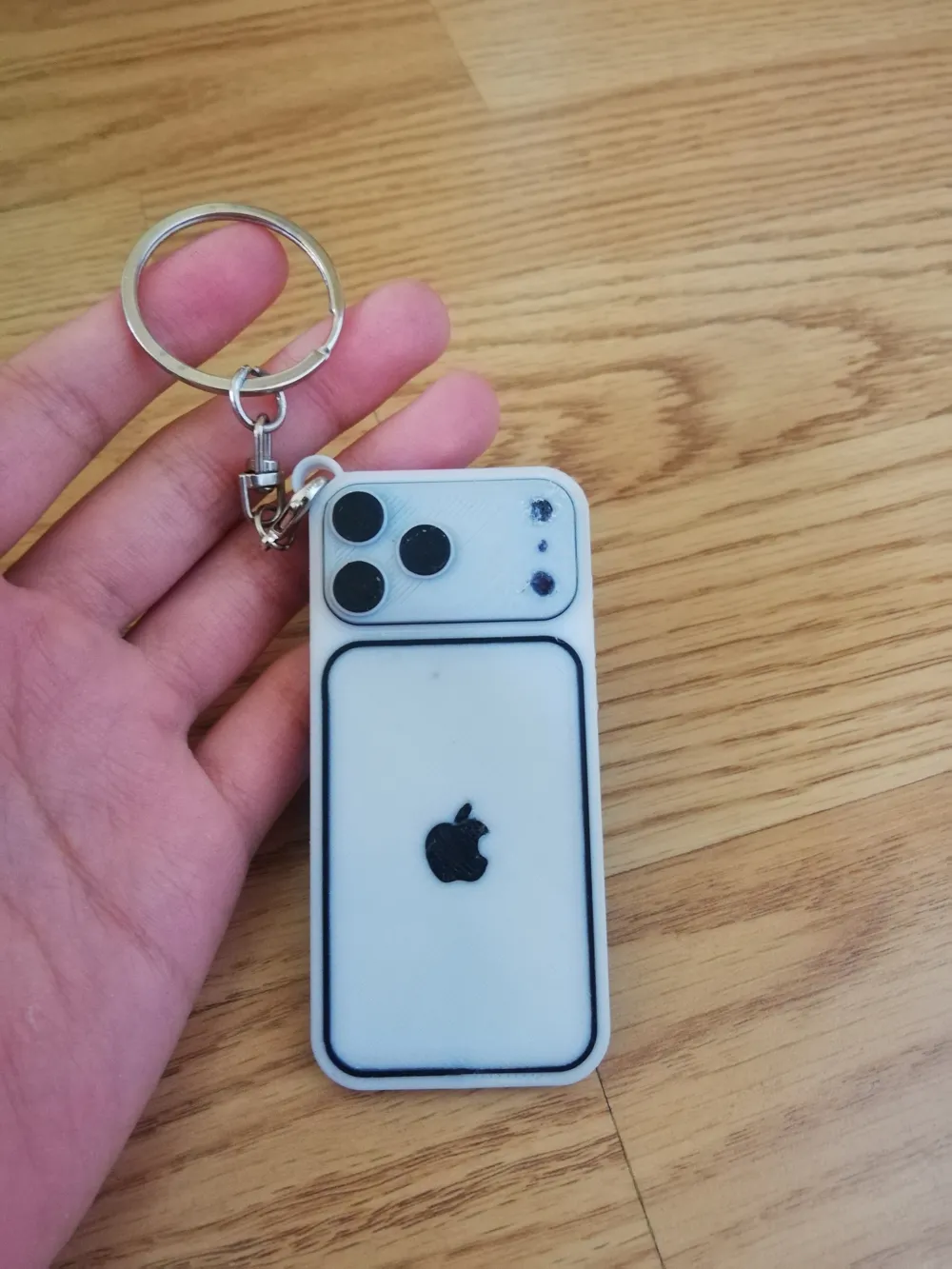 Mini iPhone 17 Pro Max Keychain - Free 3D Print Model - MakerWorld
