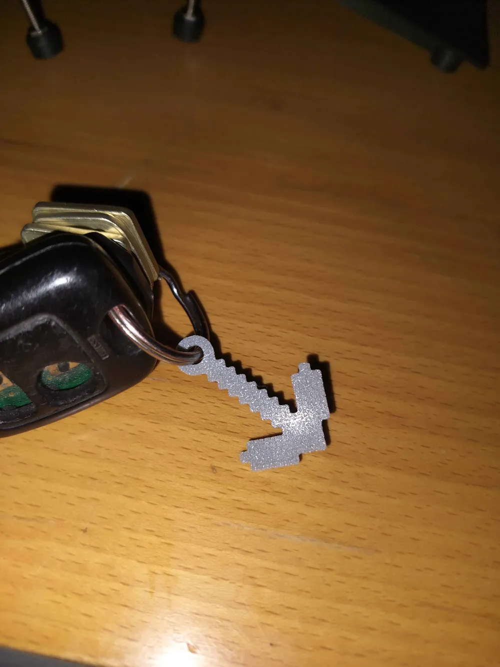 Minecraft pickaxe keychain by DeeKahy - MakerWorld